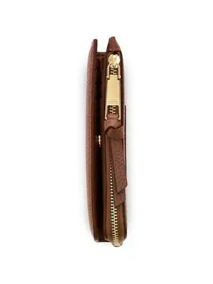 Marc Jacobs Zip Leather Wallet - Brown