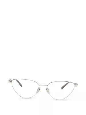 Gucci Cat-eye Horsebit Glasses - Silver