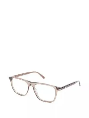 Gucci Rectangle-frame Eyeglasses - Grey