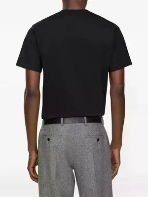 Burberry Metal Ekd Cotton T-shirt - Black