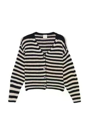 Incentive! Cashmere Striped Cashmere Cardigan