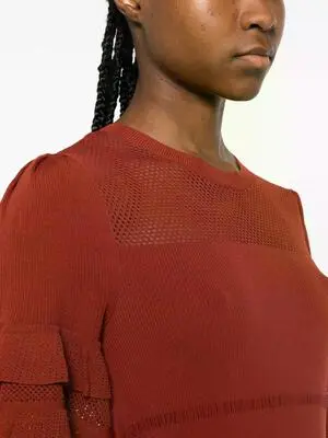 TWINSET Ruffled Knit Top