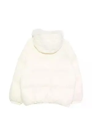 YVES SALOMON Shearling-hood Jacket - Neutrals