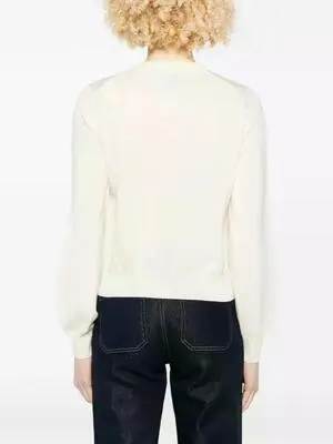 Maison Kitsuné Fox-motif Cardigan - Neutrals