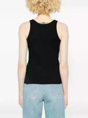 Maison Kitsuné Logo Tank Top - Black