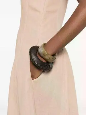 TWINSET Paneled Midi Dress