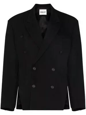 AMBUSH Double-breasted Tailored Blazer - Black