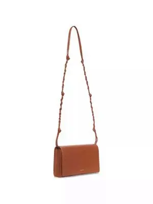JIL SANDER Tangle Braided Leather Crossbody Bag