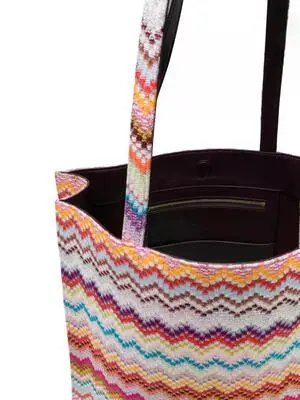 Missoni Zig Zag Top Handle Bag - Pink