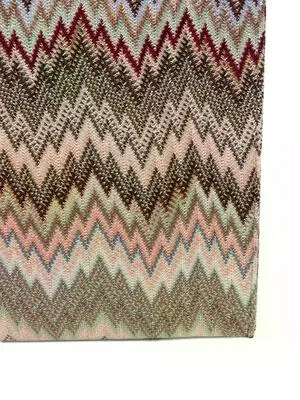 Missoni Zigzag Pattern Shoulder Bag - Brown