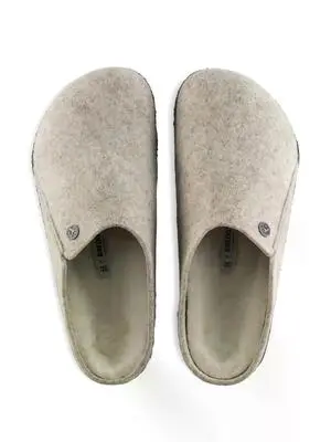 BIRKENSTOCK Zermatt Shearling Felt Slippers - Neutrals