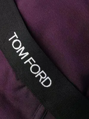 TOM FORD Logo Cotton Briefs - Purple