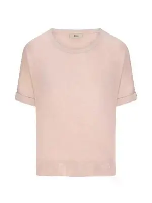 Herno Ribbed Trim T-shirt
