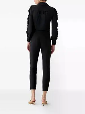 Carolina Herrera Ruffled Georgette Blouse