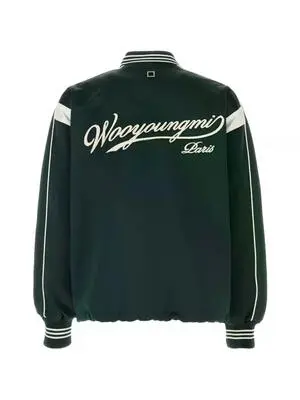 WOOYOUNGMI Logo Bomber Jacket - Green