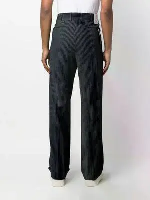 PT TORINO Pinstripe Straight-leg Trousers