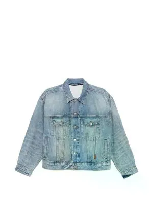 Alexander Wang Logo Distressed Jacket