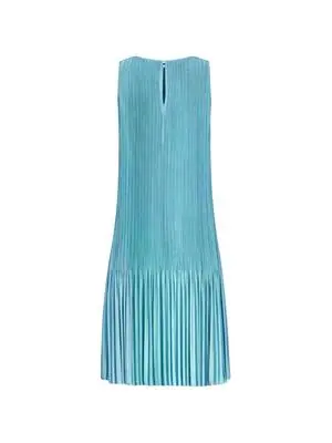 JOSEPH Pleated Sleeveless Dress - Blue