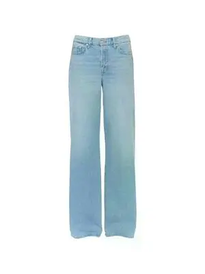 7 For All Mankind Wide-leg Jeans - Blue