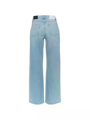 7 For All Mankind Wide-leg Jeans - Blue