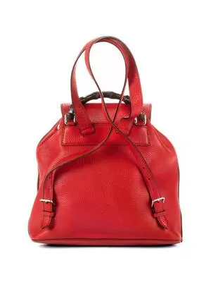 Gucci Flap Bamboo Backpack