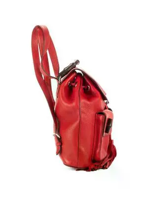 Gucci Flap Bamboo Backpack