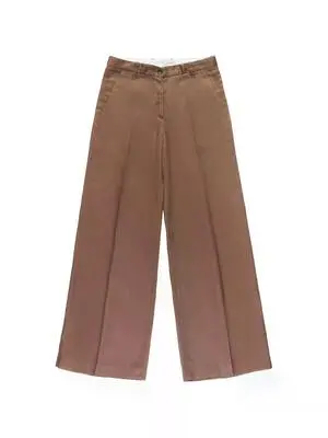 NINE:INTHE:MORNING Nadia Straight Trousers - Brown