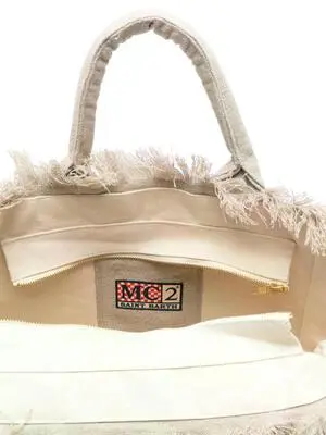 MC2 SAINT BARTH Beach Bag With Fringed Detail