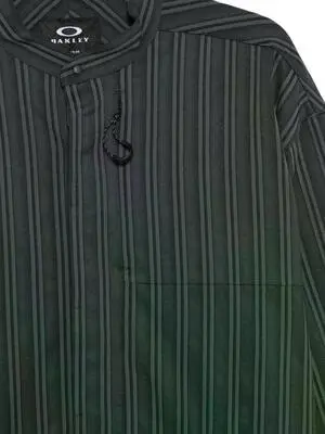 Oakley Striped Buttoned Shirt - Black