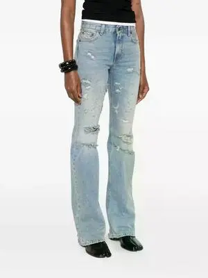 HAIKURE Flora Broken Celestial Ripped Jeans