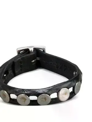 Orciani Studded Leather Bracelet
