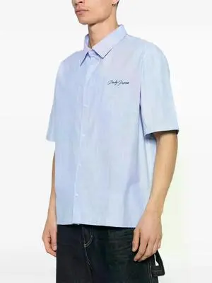 DAILY PAPER Striped Patch-pocket Shirt