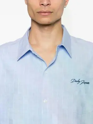 DAILY PAPER Striped Patch-pocket Shirt