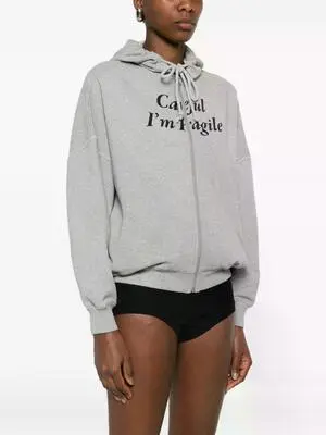 Gimaguas Printed Zip Up Hoodie