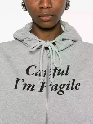 Gimaguas Printed Zip Up Hoodie
