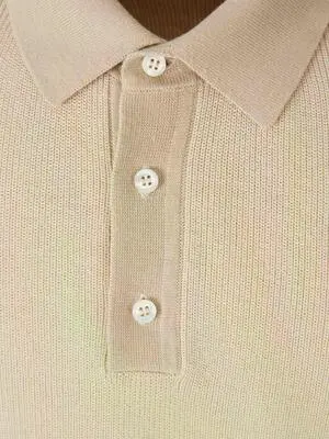 LARDINI Cotton Polo Shirt - Neutrals