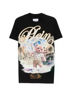 Philipp Plein Teddy-print T-shirt - Black