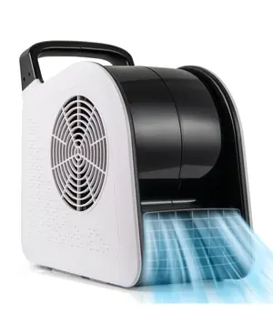 MECALE Utility Air Mover Blower Fan - White