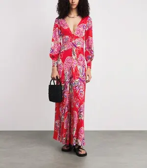 Rixo Cotton Floral Maxi Dress