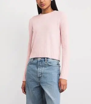 Guest In Residence Cashmere Compass Shrunken Sweater