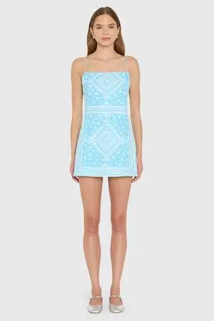 Amanda Uprichard Avani Skort Romper - Pacific Montana Print