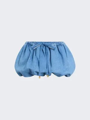 PATOU Volume Mini Skirt - Blue