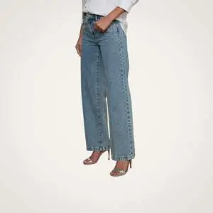 L'AGENCE Scottie Embellished Wide-leg Jeans