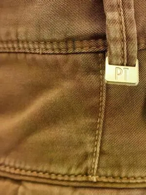 PT TORINO Michael Trousers With Charm - Brown