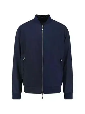 Corneliani Ribbed Leather Jacket