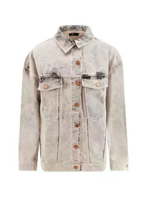3x1 Bleached Denim Trucker Jacket