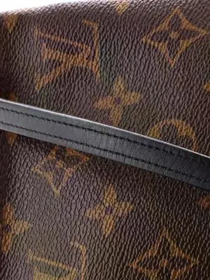 LOUIS VUITTON Double Zip Pochette Reverse Monogram Giant Clutch Bag
