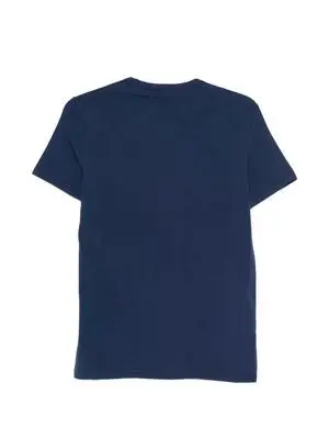 Kiton Logo-embroidered T-shirt