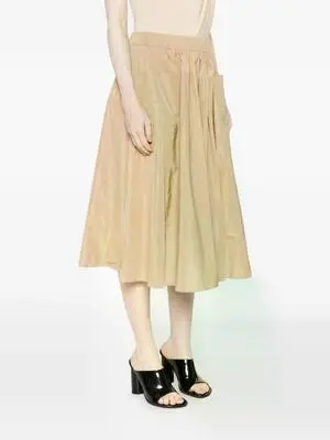 SUSANNE BOMMER A-line Midi Skirt - Neutrals