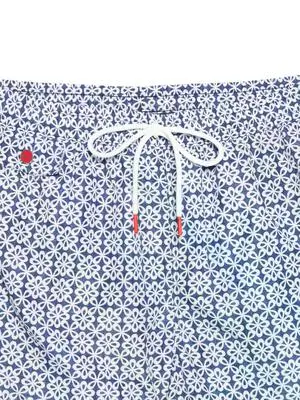 Kiton Floral-print Swim Shorts